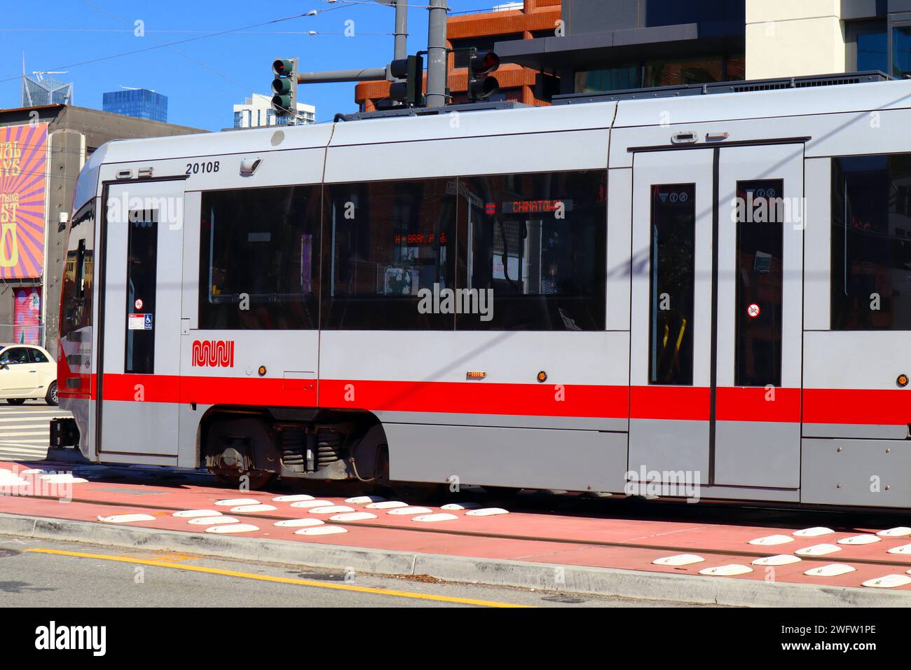 San Francisco, California: SFMTA MUNI Metro Light Rail Stock Photo - Alamy