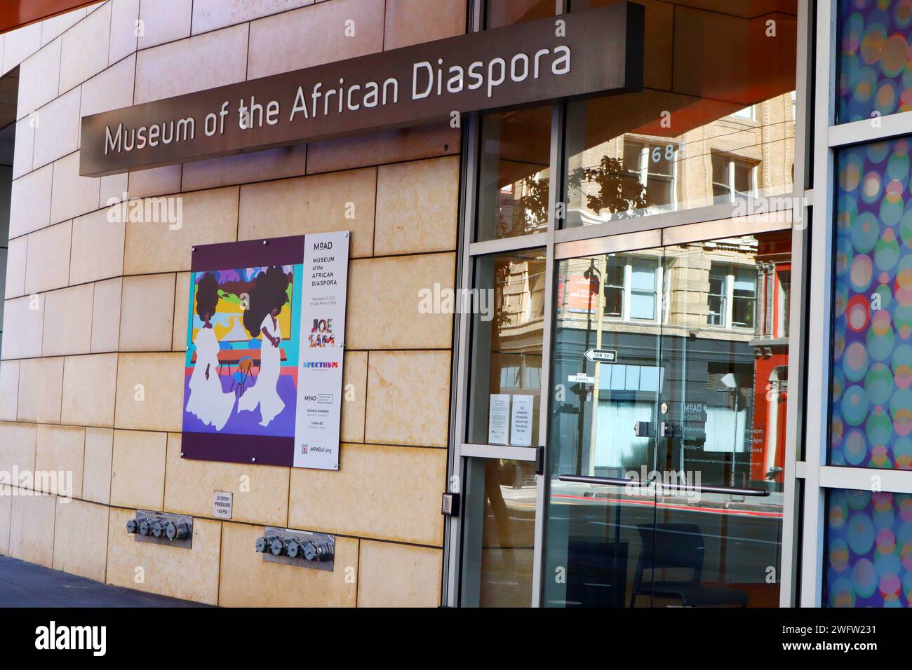 San Francisco, California: MoAD Museum of the African Diaspora located ...