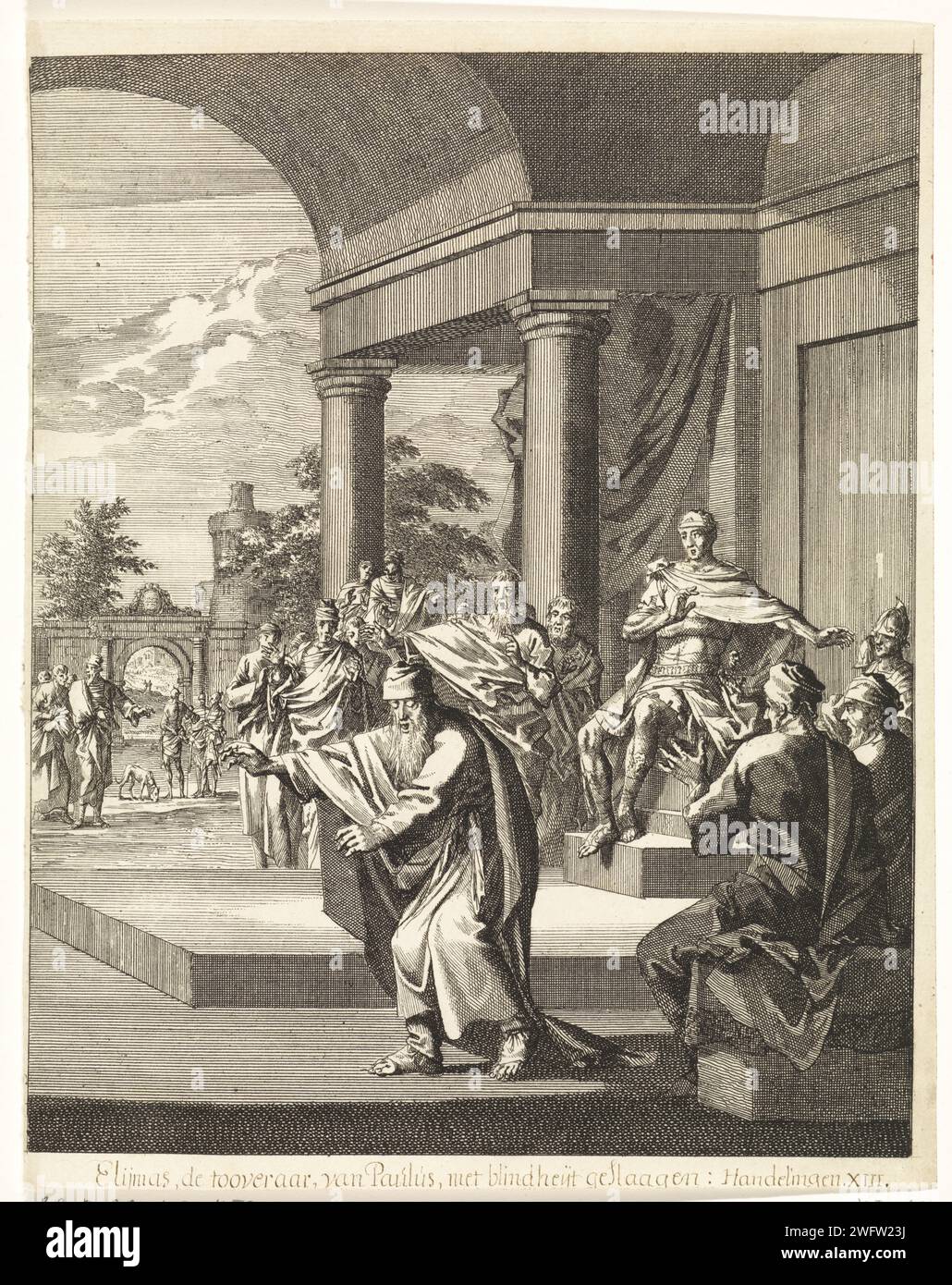 Paul makes elymas blind hi-res stock photography and images - Alamy