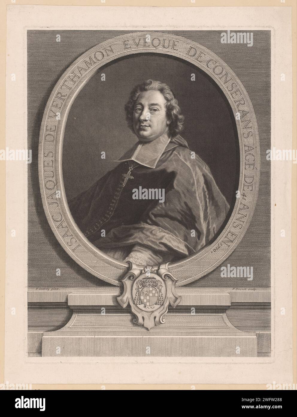Portrait of Isaac-Jacques de Verthaon de Chalucet at the age of 41 ...