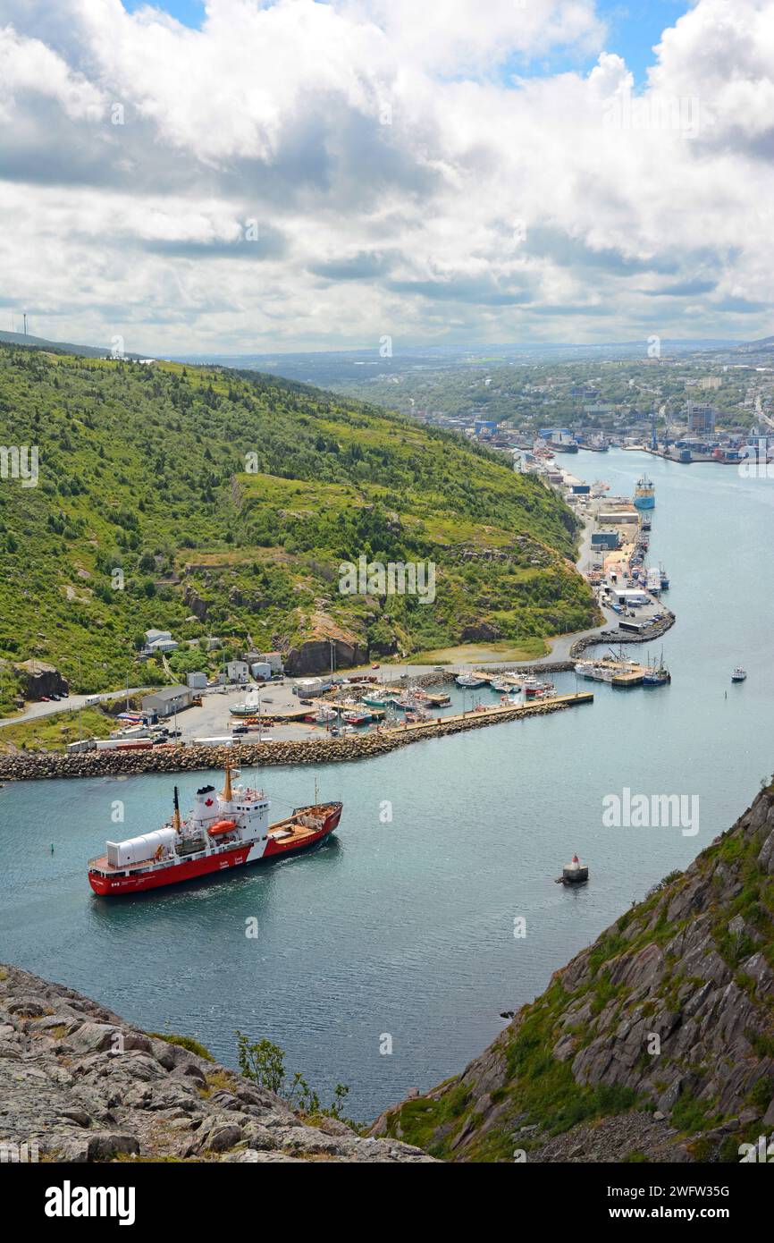 The Narrows and St Johns harbor - Newfoundland, Canada Stock Photo - Alamy