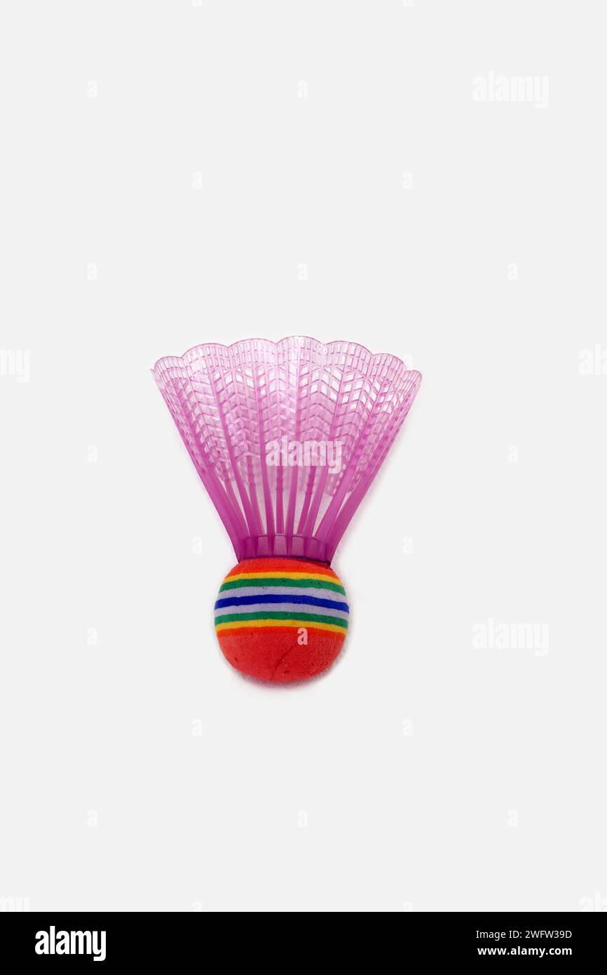 Colourful Shuttlecock for Badminton Stock Photo - Alamy