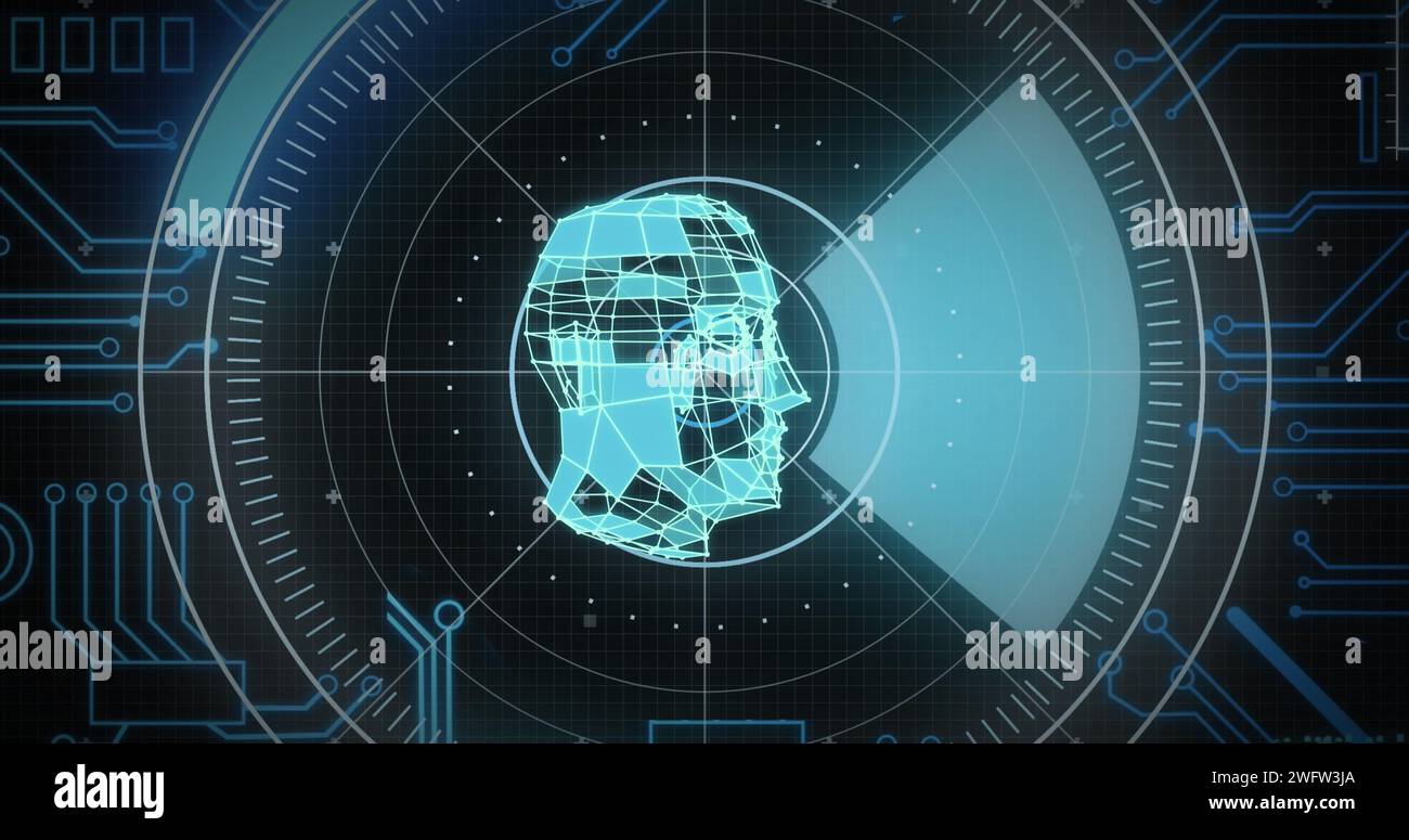 Human brain and circuit board hi-res stock photography and images - Alamy
