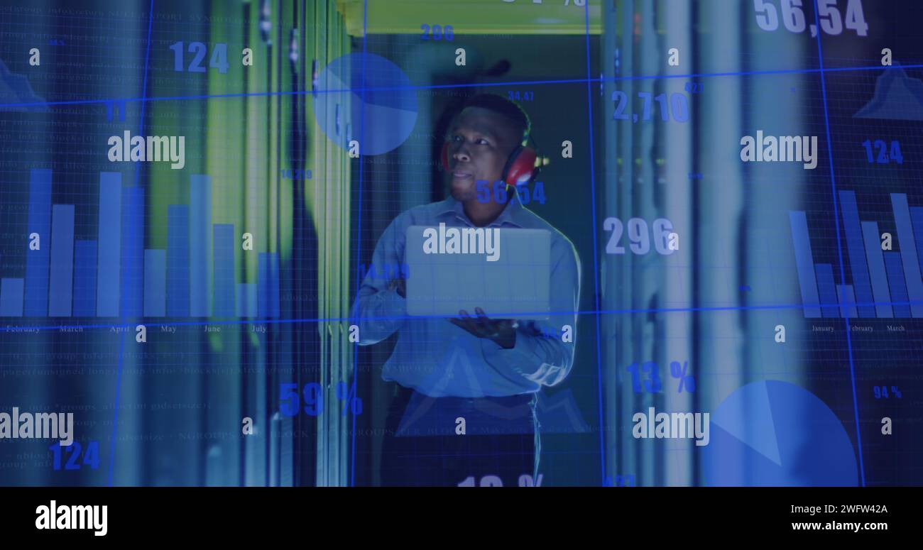 Animation binary code graphs data hi-res stock photography and images ...