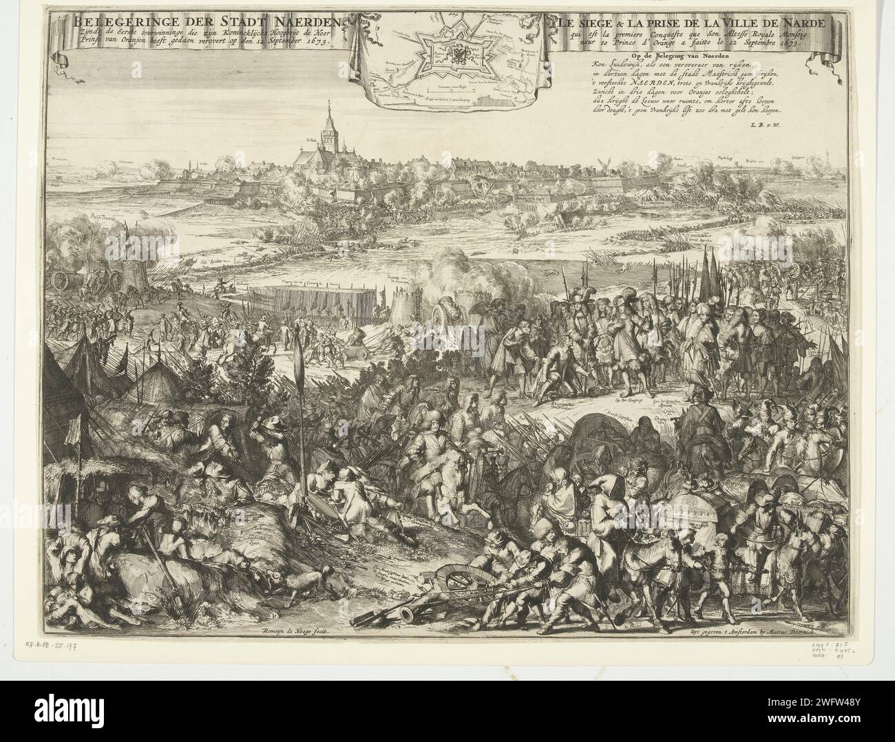 Siege and conquest of Naarden by the Prince of Orange, 1673, Romeyn de ...