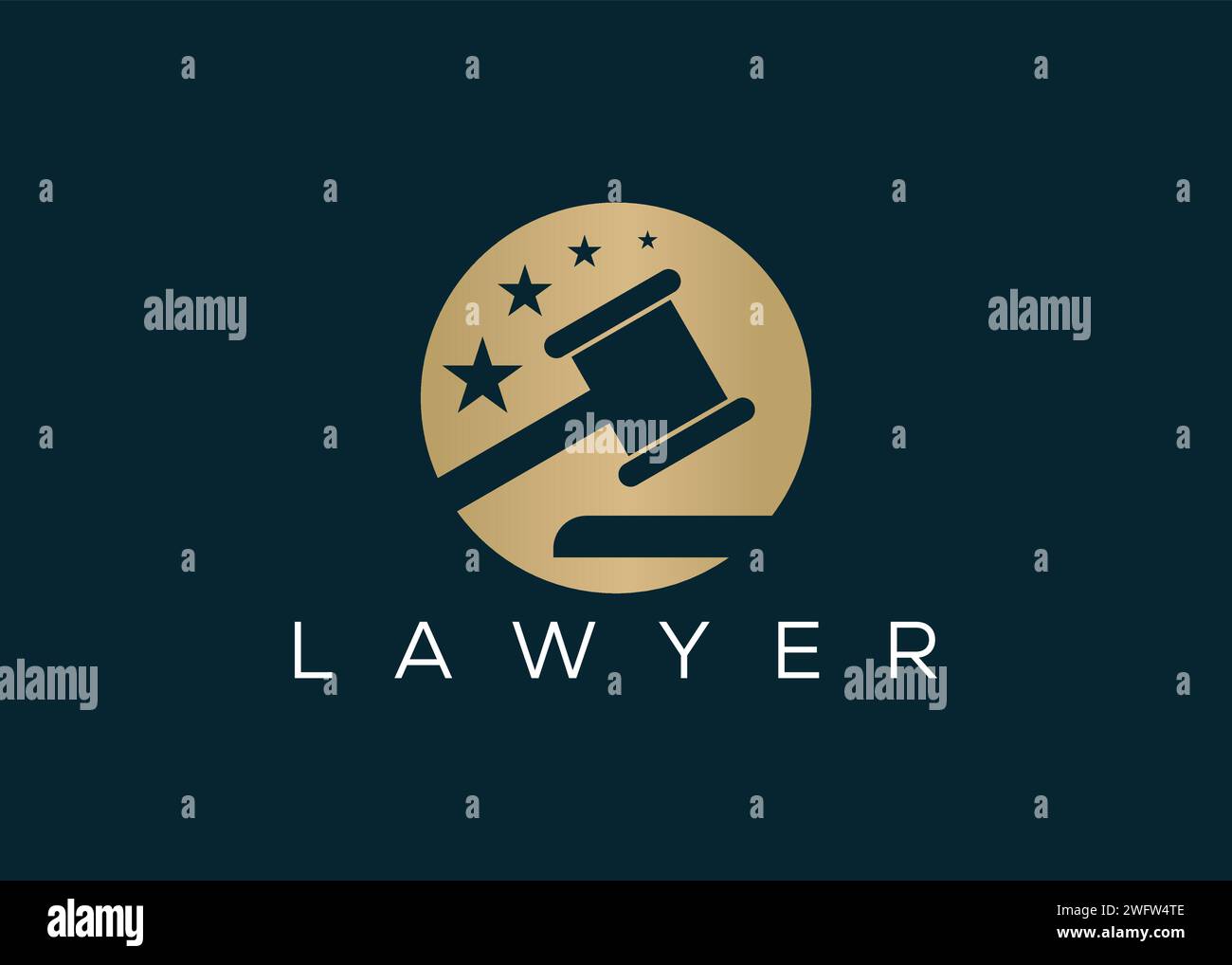 Law minimalist logo hi-res stock photography and images - Alamy