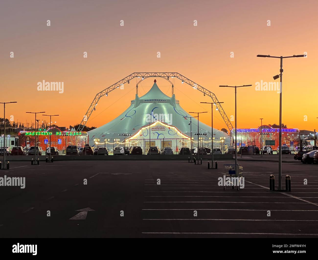 Circus tent entrance clown hi-res stock photography and images - Alamy