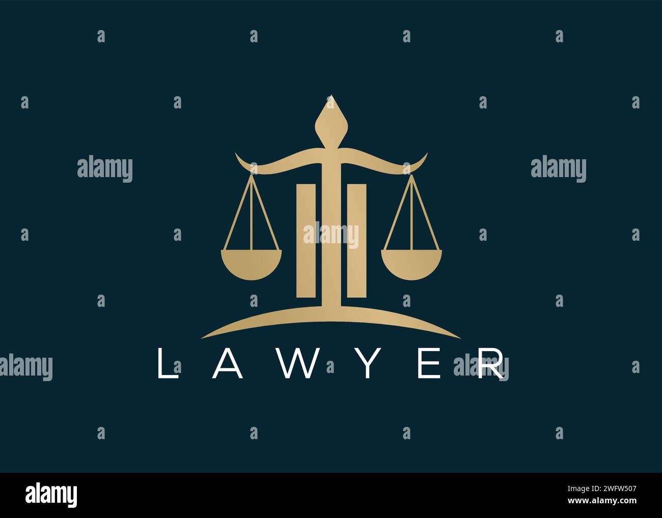 Law minimalist logo hi-res stock photography and images - Alamy