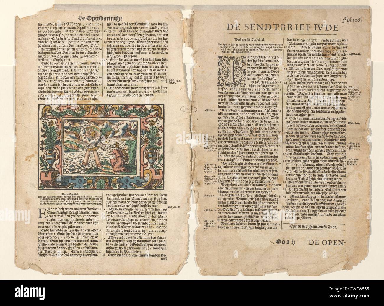 Presentation from the revelation of Johannes (Apocalyps), 1600 - 1699 ...