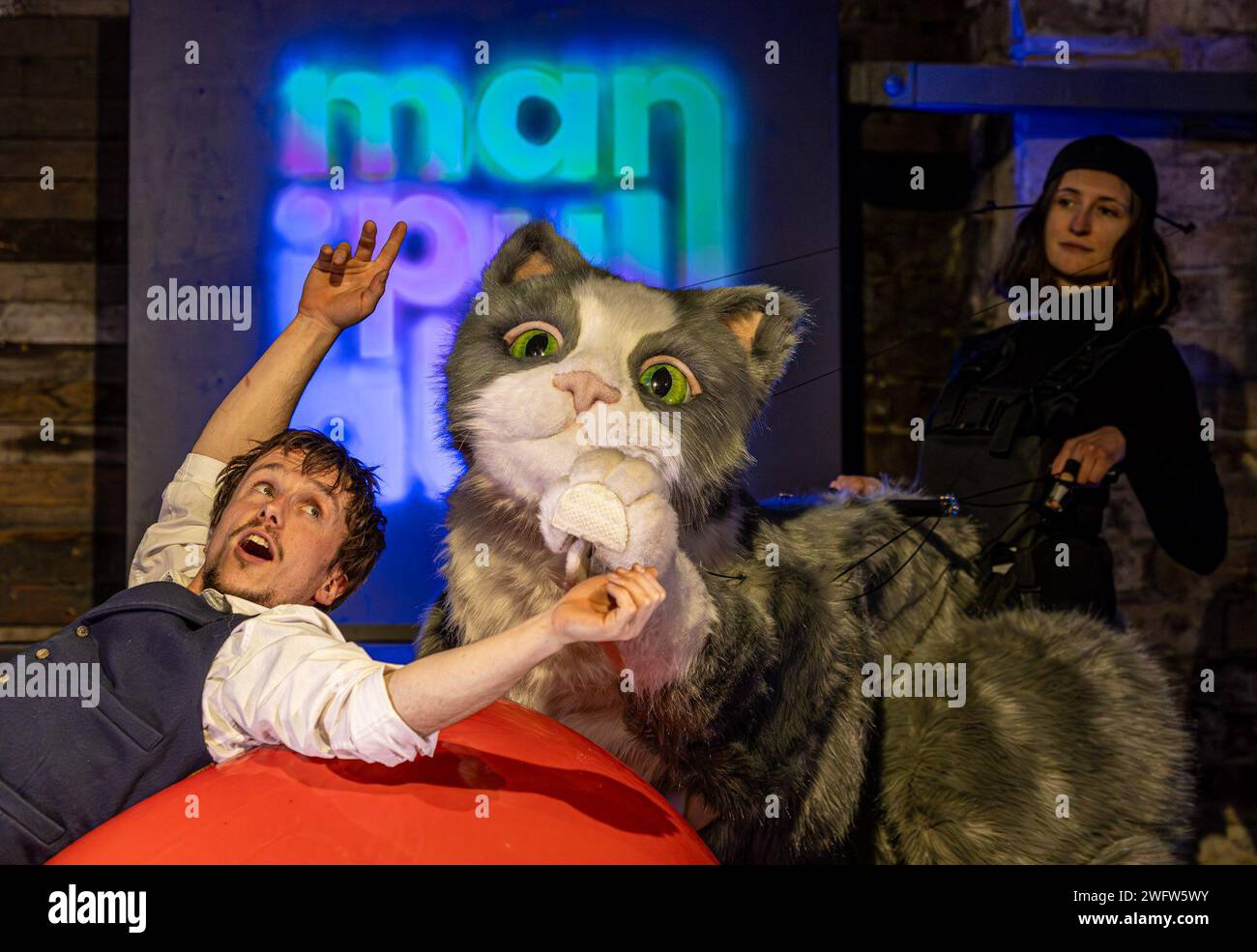 Edinburgh, United Kingdom. 01 February, 2024 Pictured: L to R: Callum ...