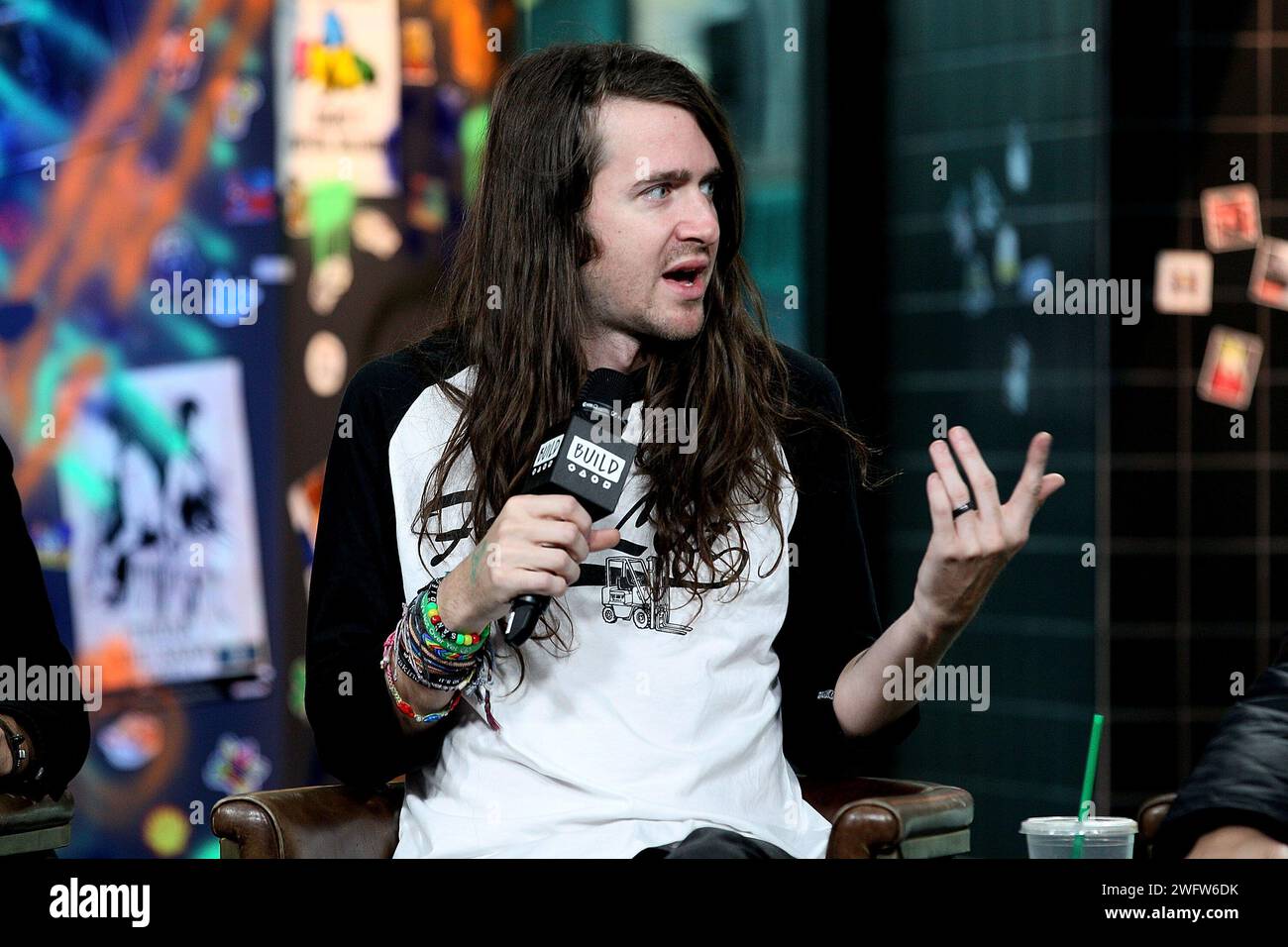 New York, NY, USA. 12 November, 2018. Derek Sanders at the Build Series ...