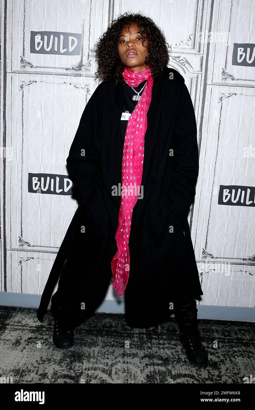 New York, NY, USA. 12 November, 2018. Kodie Shan at the Build Series at ...
