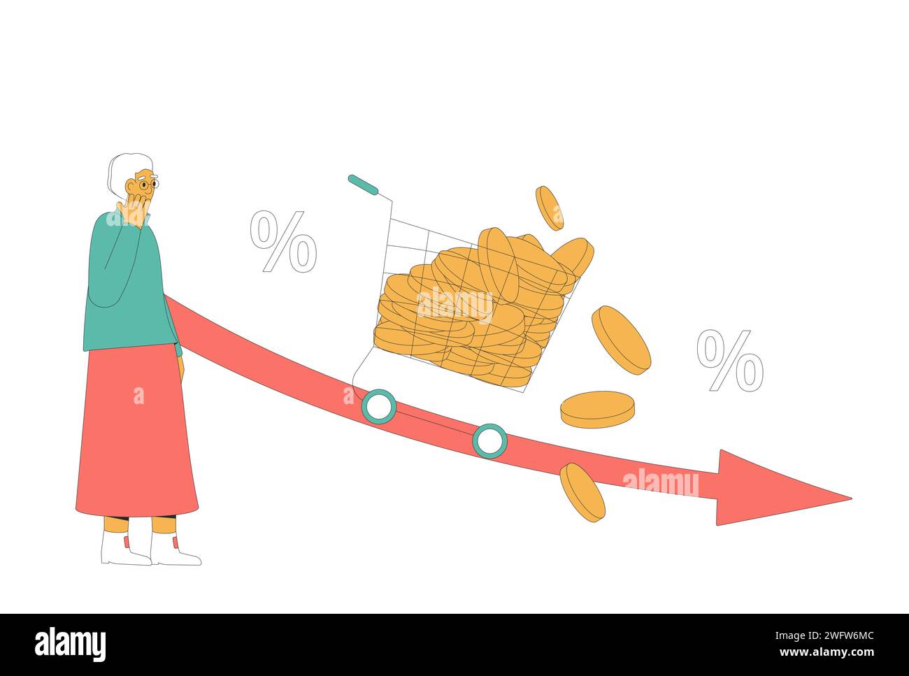 Lost pension Stock Vector Images - Alamy