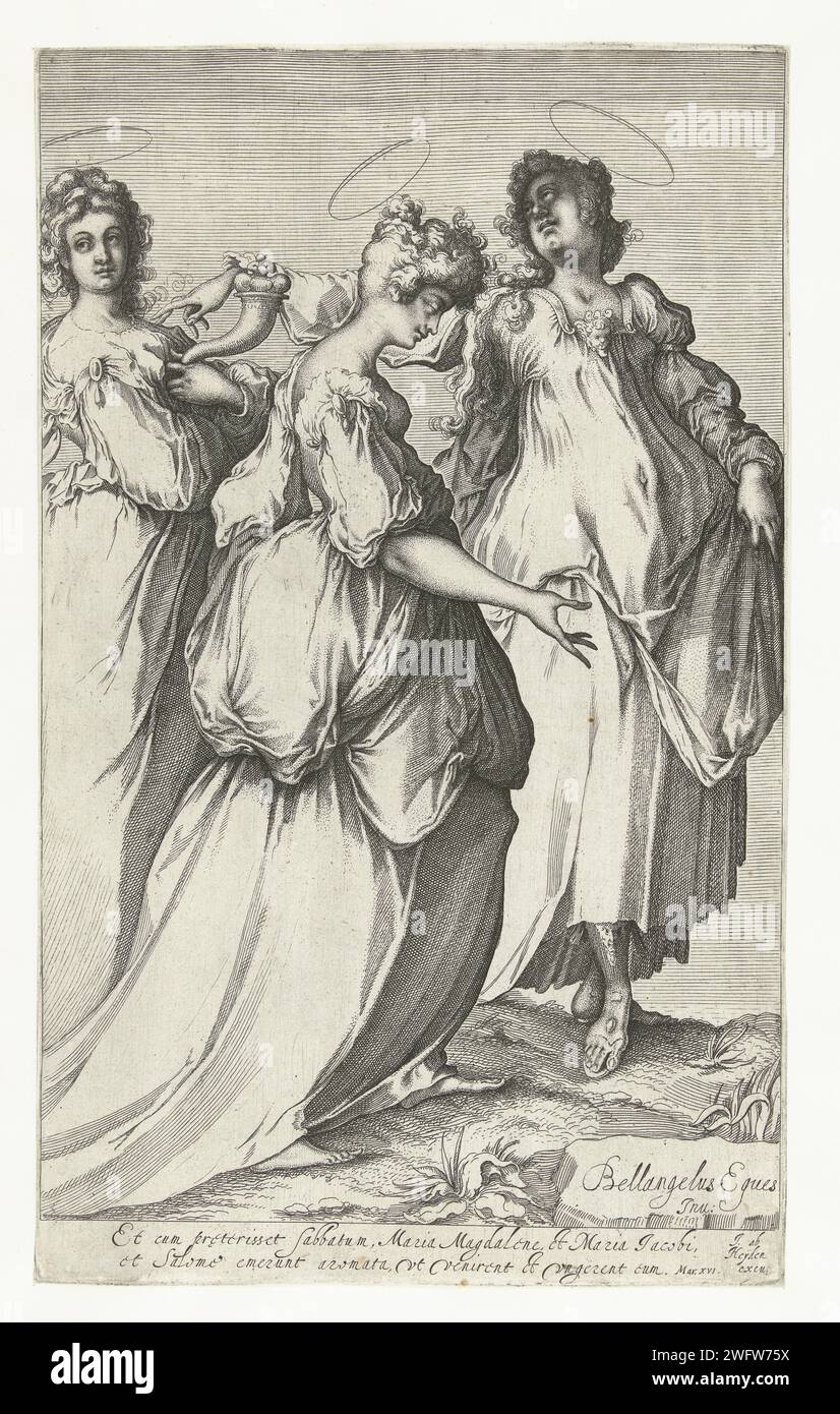 Three Holy Women, Matthäus Merian (I), After Jacques Bellange, 1603 ...