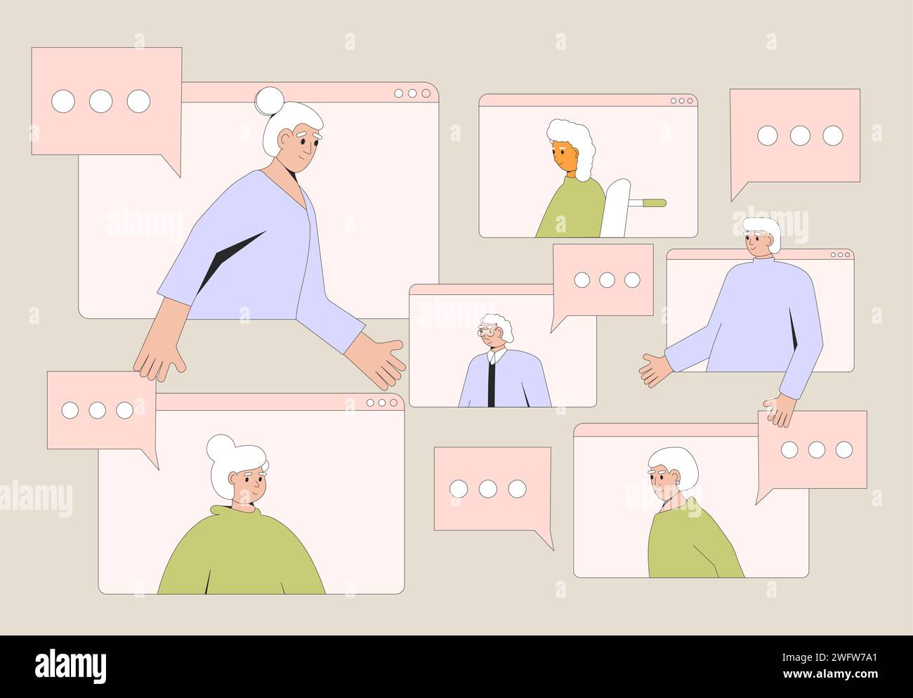 Savvy women Stock Vector Images - Alamy