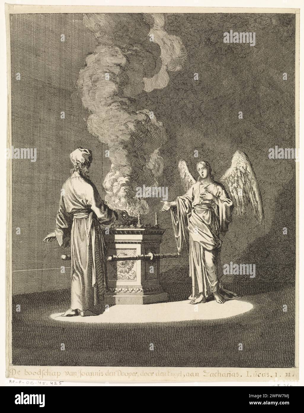 The angel gabriel appears zacharias hi-res stock photography and images ...