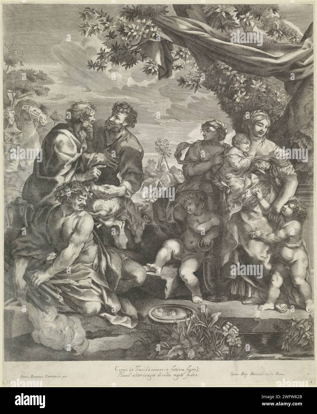 Jacob blesses isaak hi-res stock photography and images - Alamy