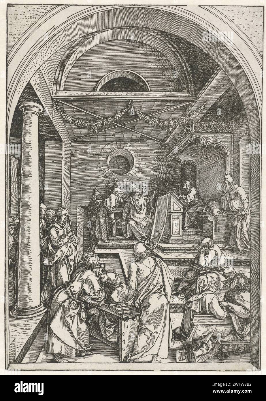 The twelve -year -old Christ in the Temple, Albrecht Dürer, 1501 - 1505 ...