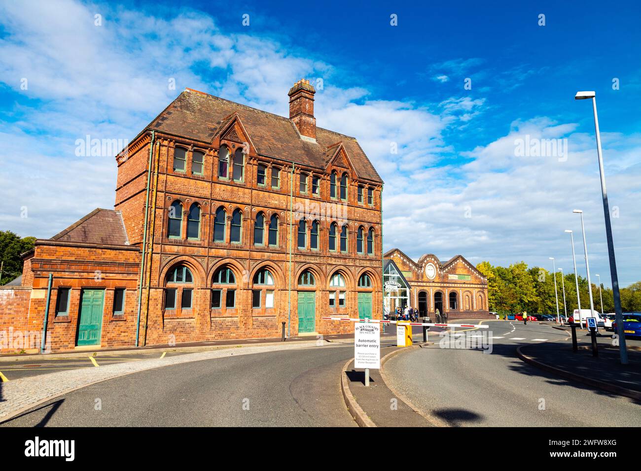 Entrance to the Black Country Living Museum, Dudley, West Midlands ...