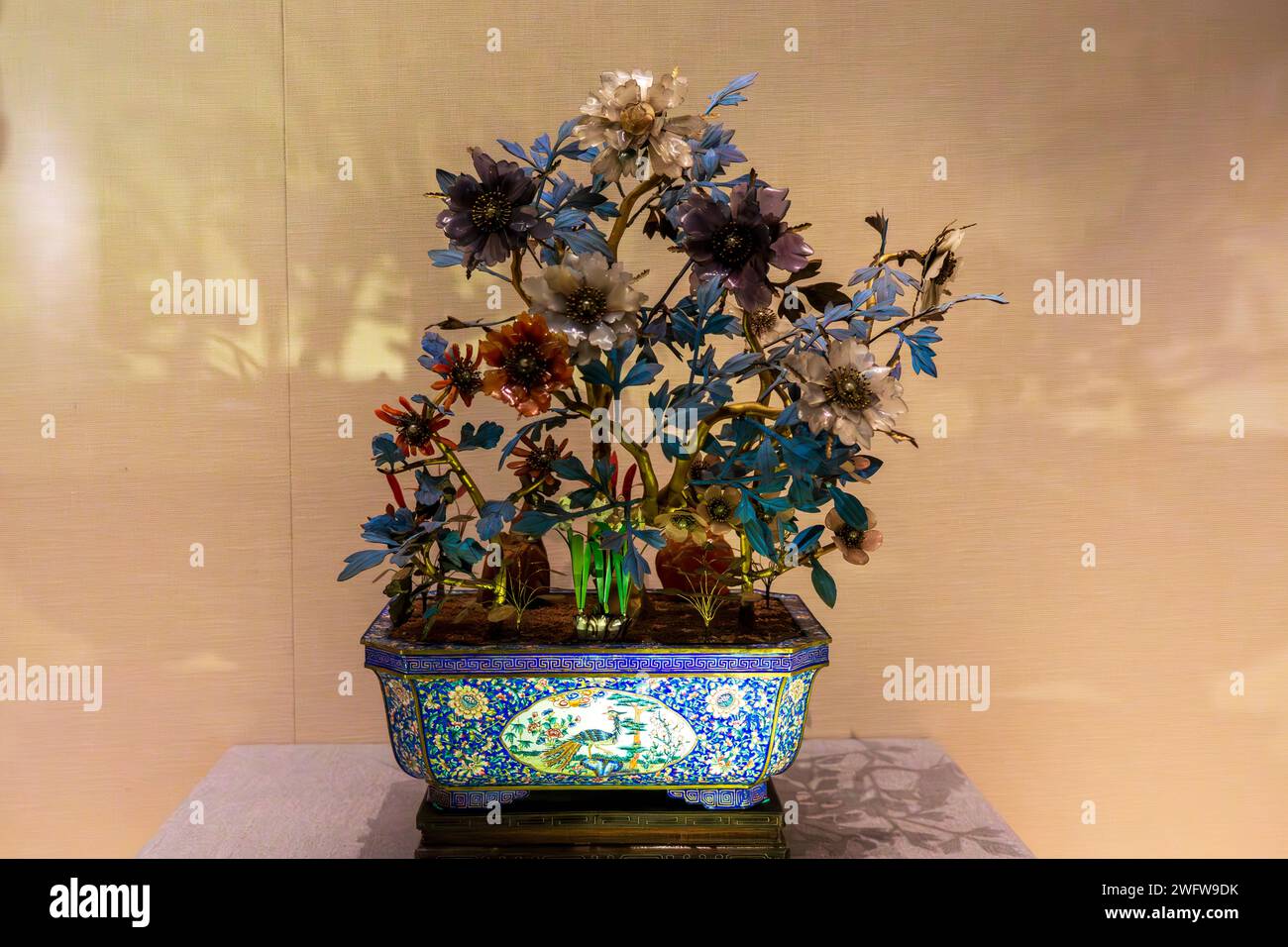 Chinese Porcellan Flower Art Beijing Stock Photo - Alamy