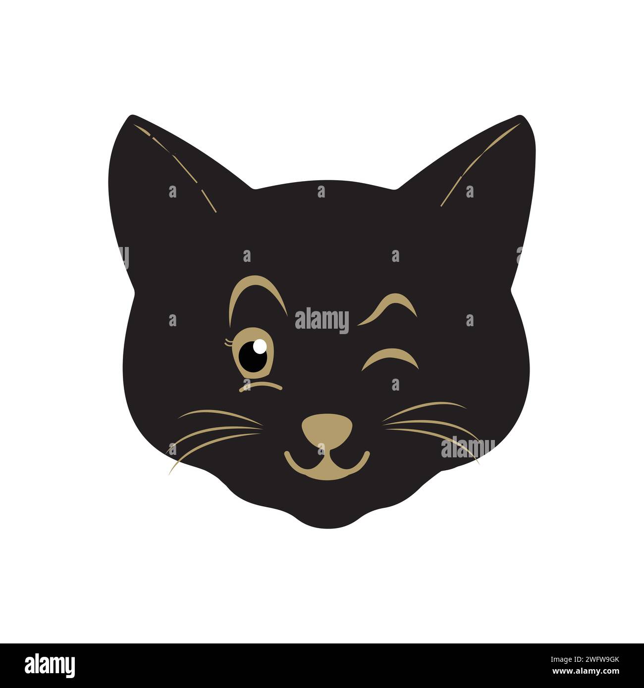 Cats facial expressions Stock Vector Images - Alamy