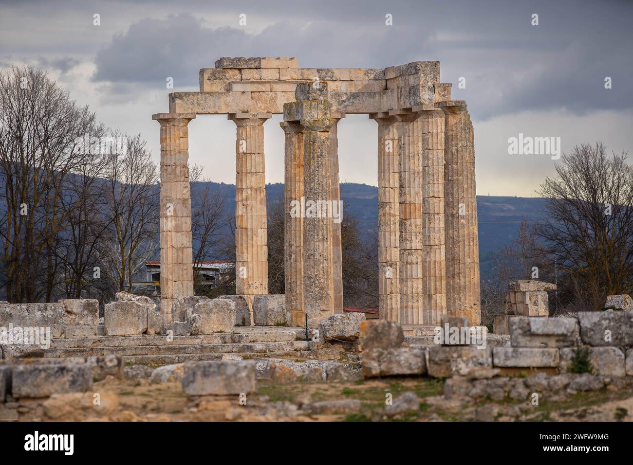 The arcaelogical site of ancient Nemea,Greece Stock Photo - Alamy