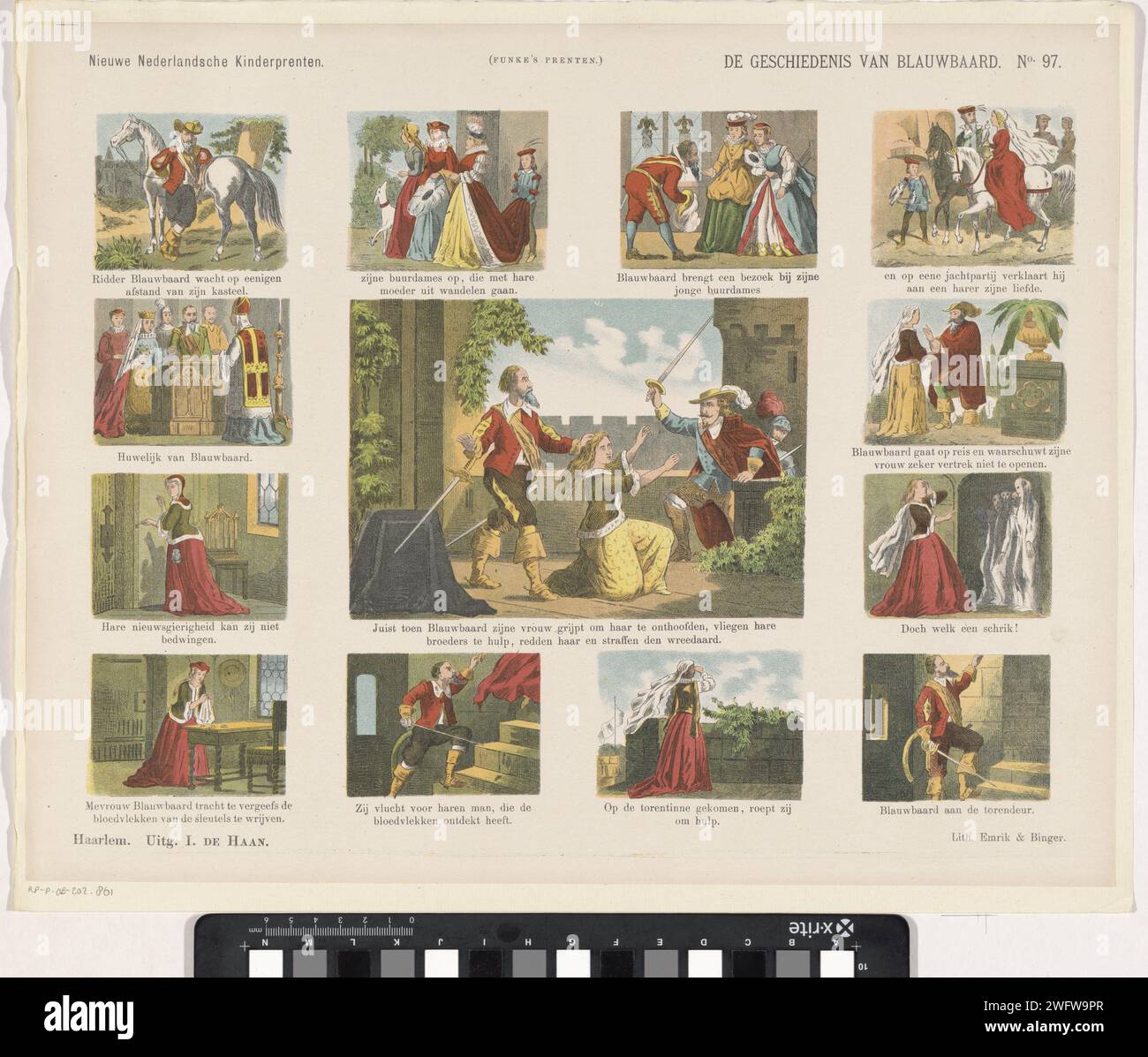 The History of Bluebeard, 1875 - 1903 print Leaf with 13 performances ...