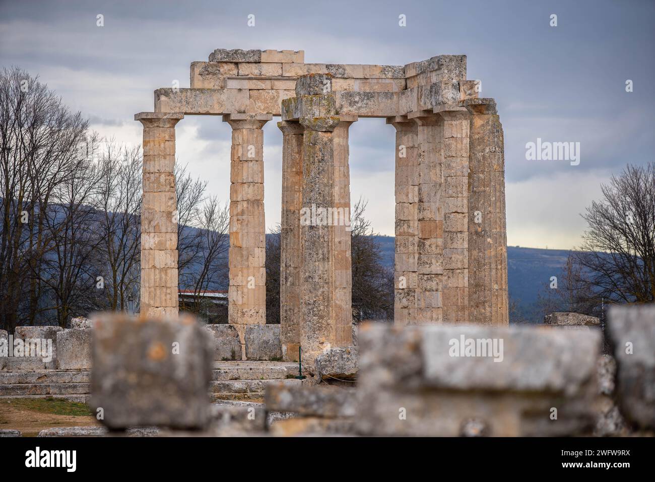 The arcaelogical site of ancient Nemea,Greece Stock Photo - Alamy