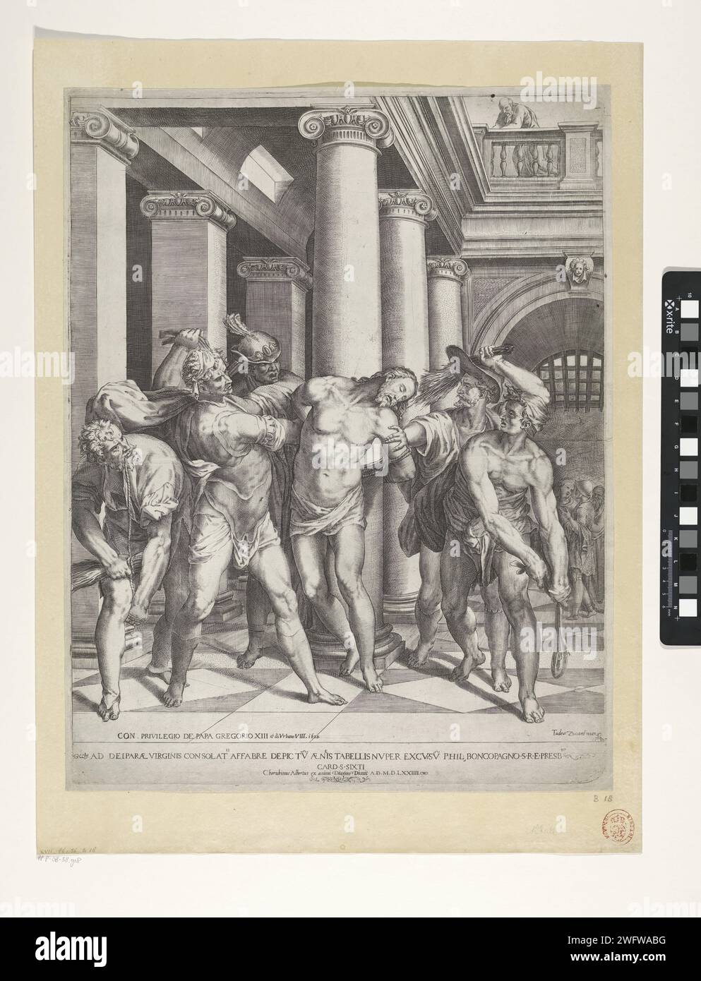 Christ tied to the column hi-res stock photography and images - Alamy