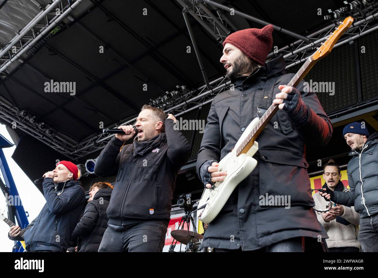 Cologne, Germany, Oliver Niesen of Cat Ballou and die Höhner performing ...