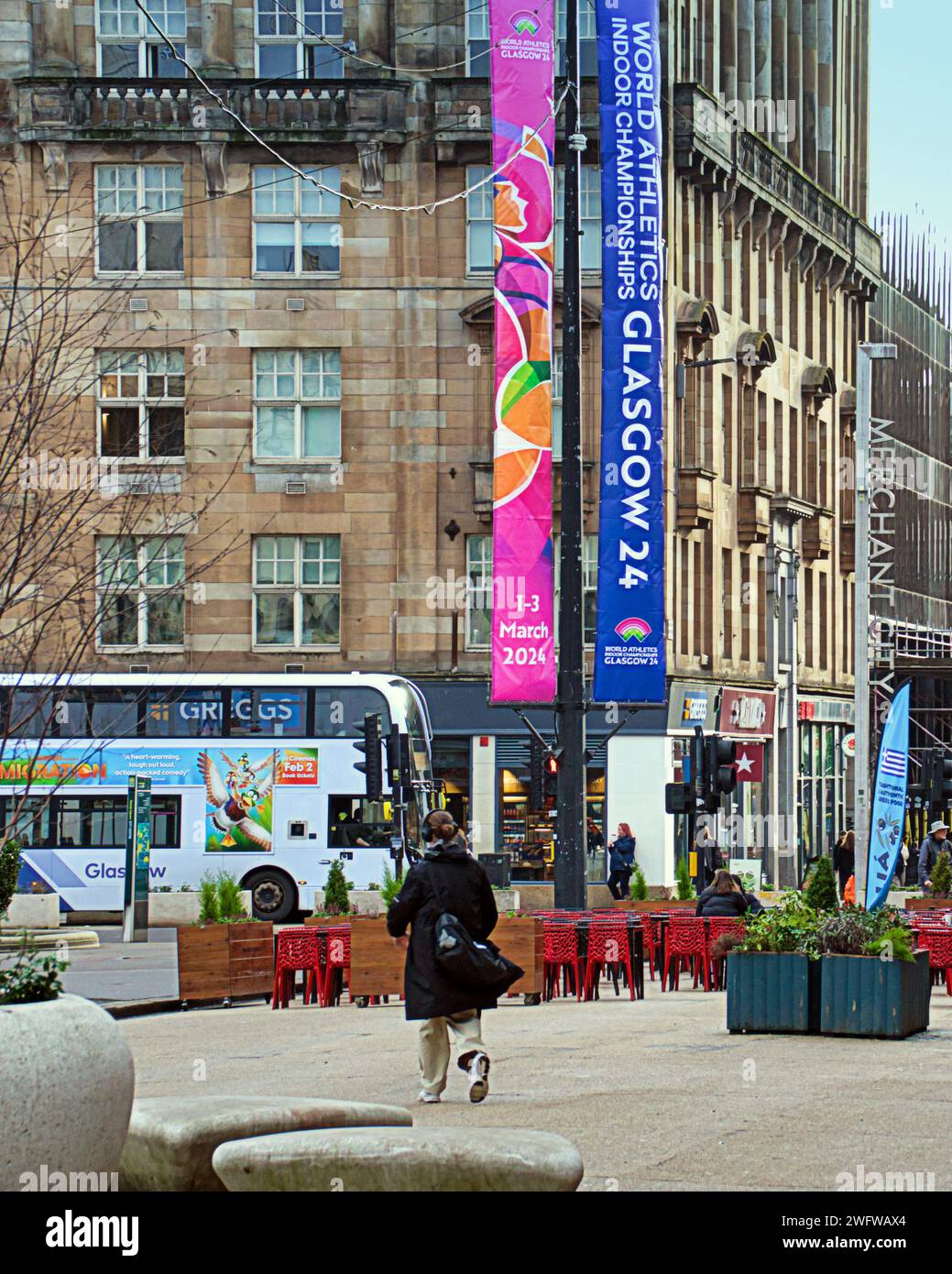 World athletics indoor championships glasgow 2024 hi-res stock ...