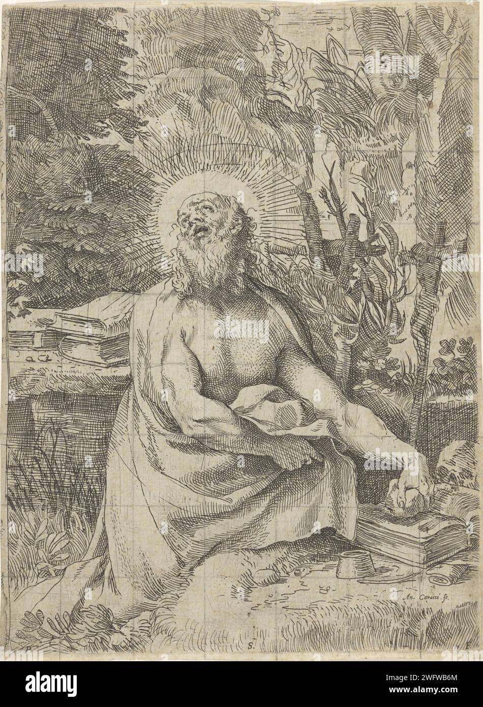 Jerome kneeling in prayer hi-res stock photography and images - Alamy