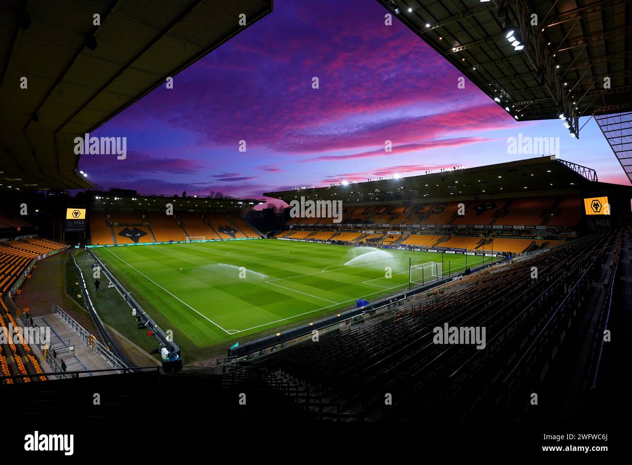 A general view of the stadium ahead of the Premier League match at the ...