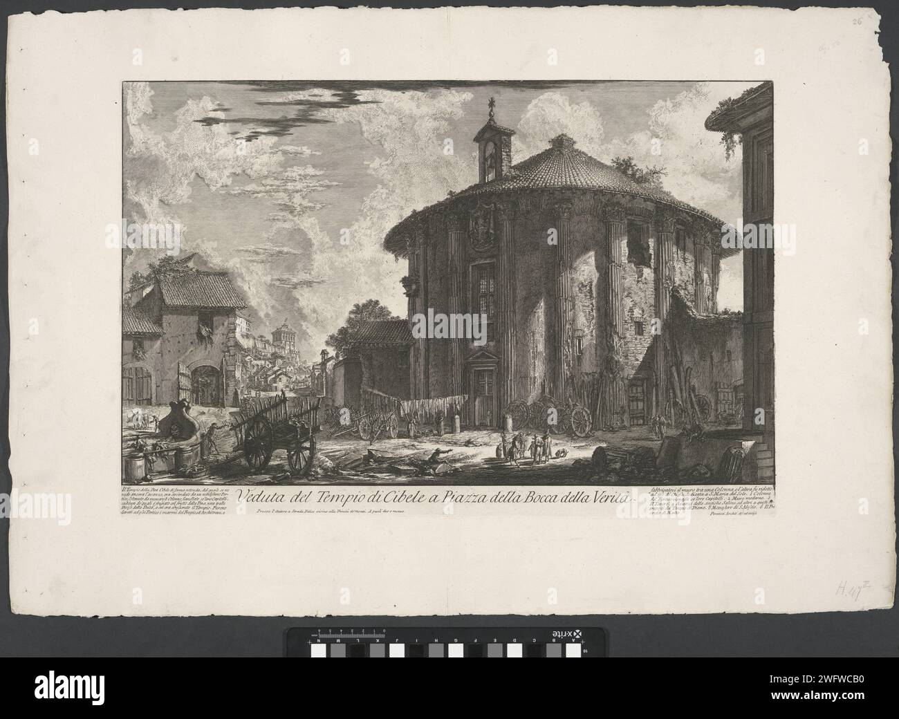 Tempel Van Hercules Invictus Te Rome, Giovanni Battista Piranesi, 1748 ...