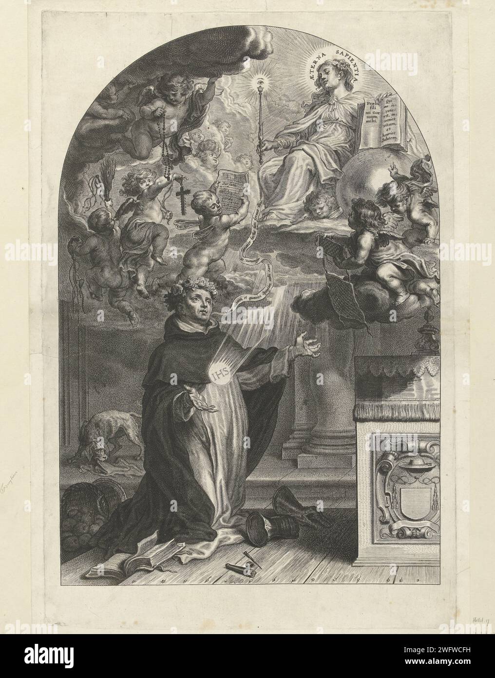 Kneeld Dominican for an altar, probably Hendrik Seuse, Philip Fruytiers ...