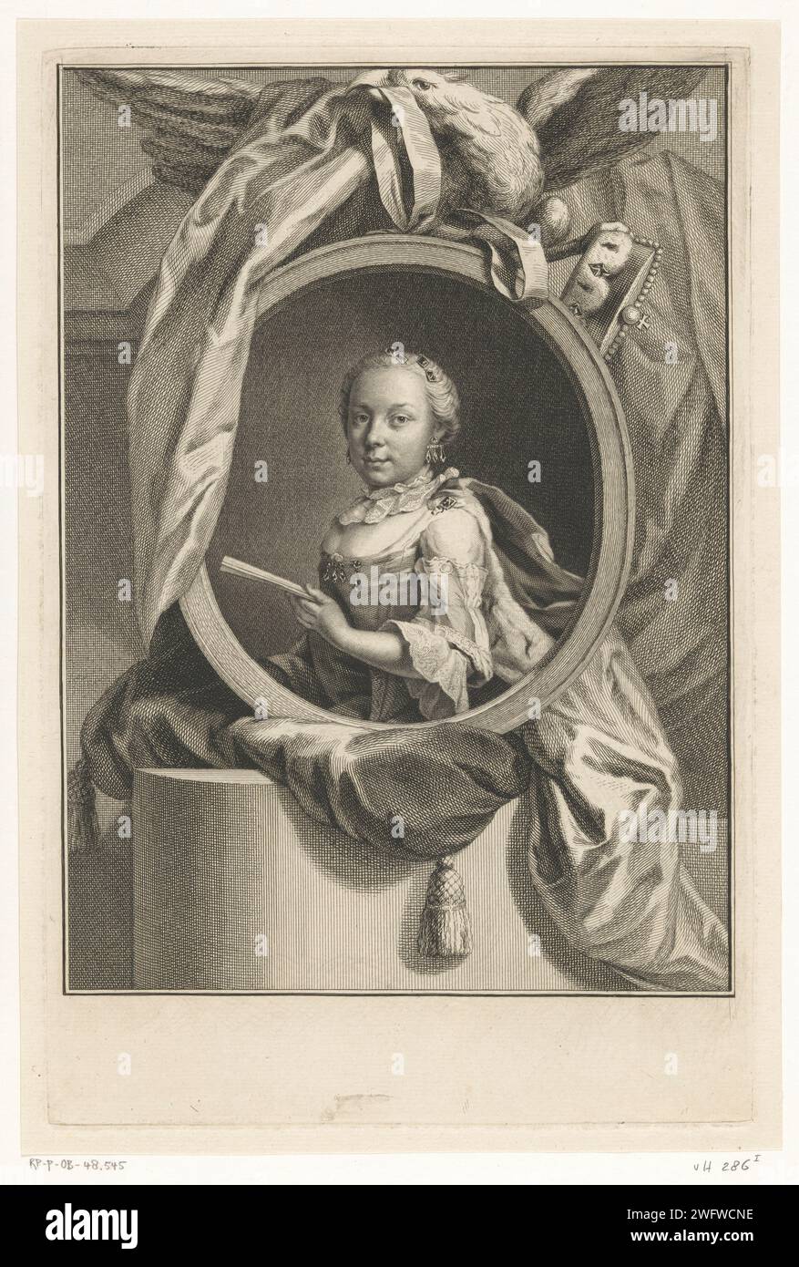 Portrait of Maria Elisabeth Josepha, Archduchess of Austria, Jacob ...