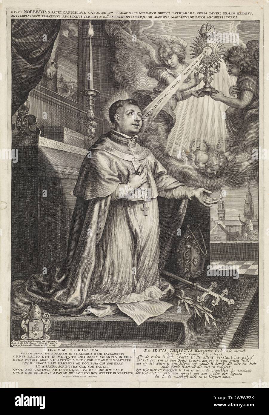H. Norbert, Paul Pontius, 1656 print The Holy Norbertus of Magdeburg is ...