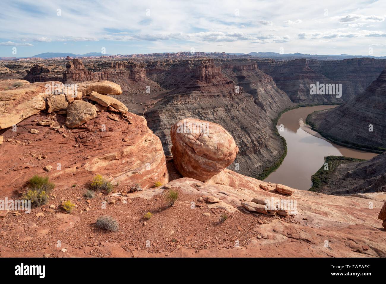 Confluence of the Green and Colorado Rivers in Canyonlands National ...