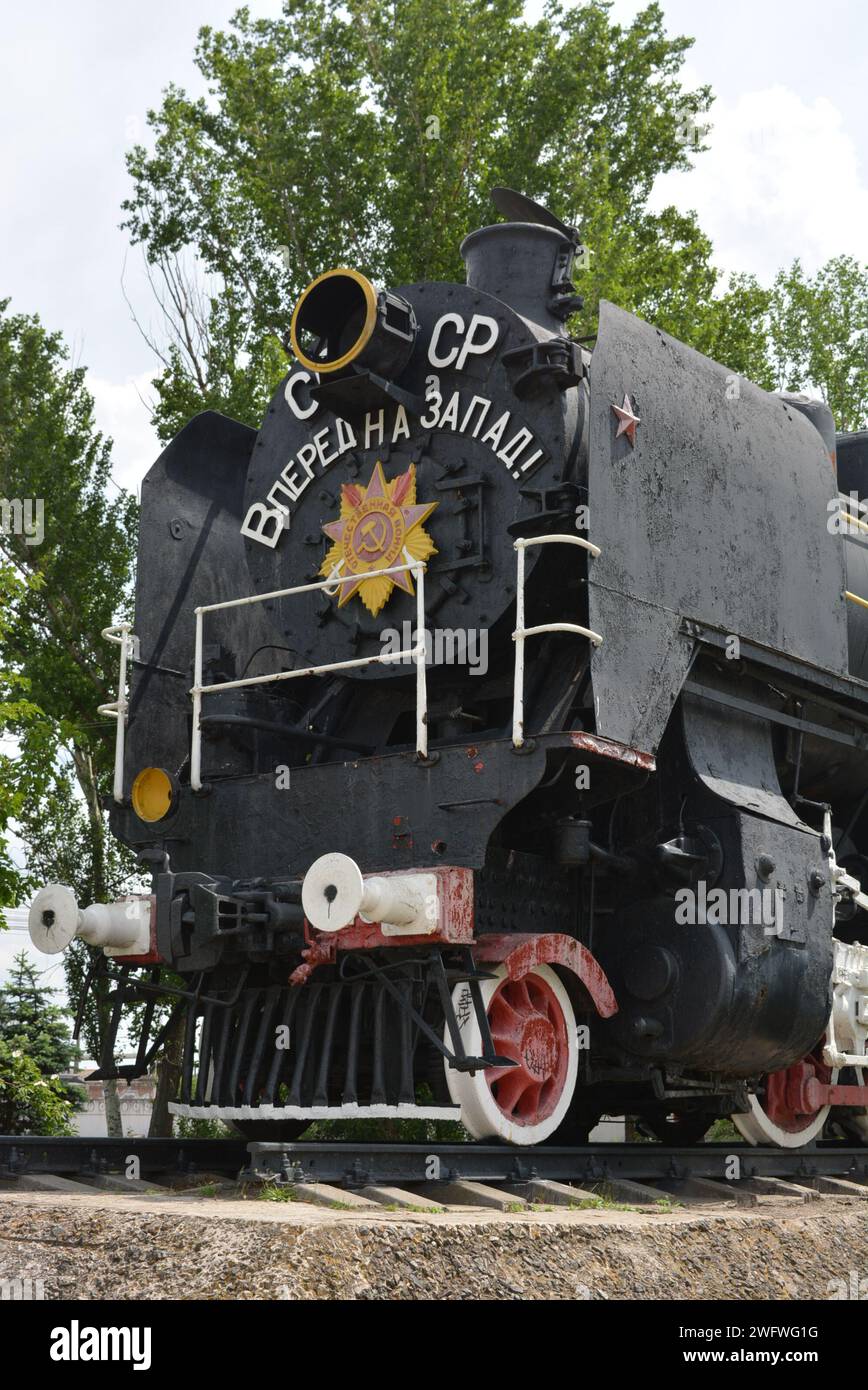 Soviet steam locomotive SO-17-1613, which reached Berlin and Potsdam ...