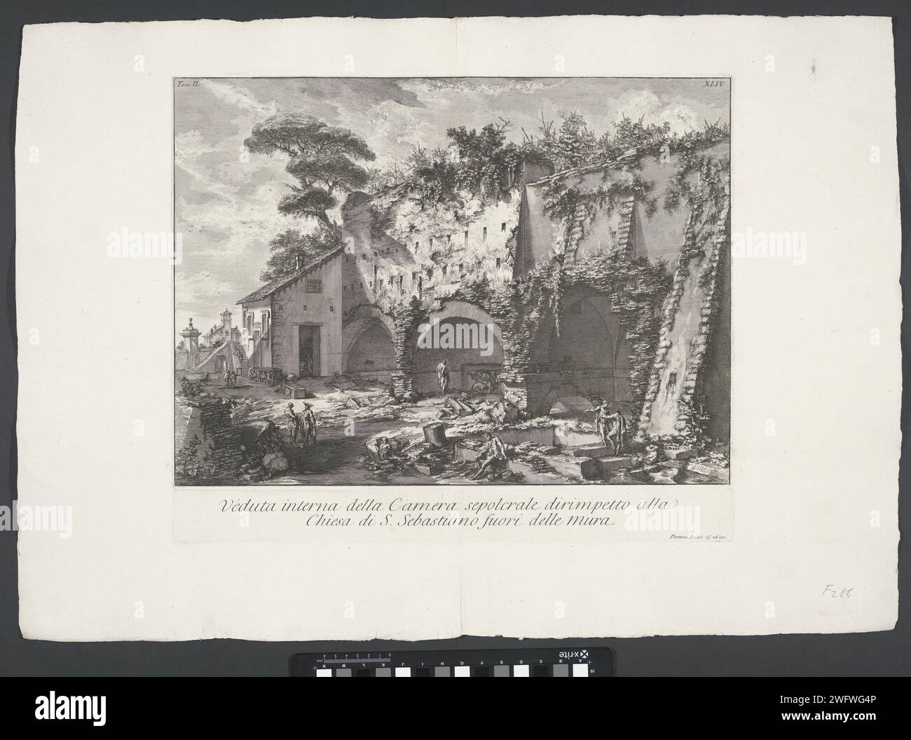 Graftombe opposite the Sint-Sebastiaan outside the walls in Rome ...