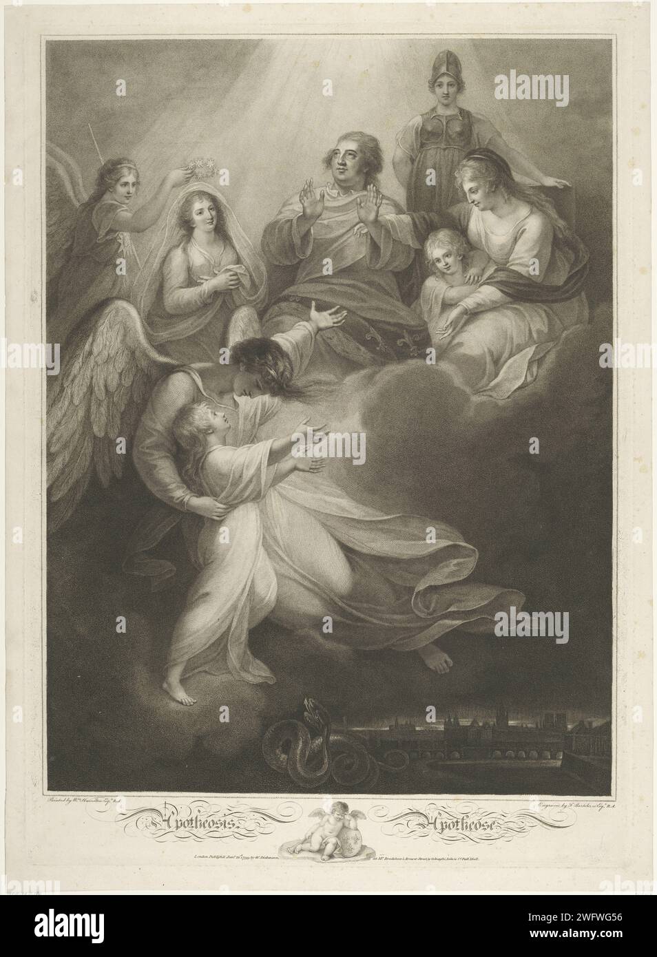 Apotheosis of the French Royal Family, Francesco Bartolozzi, After ...