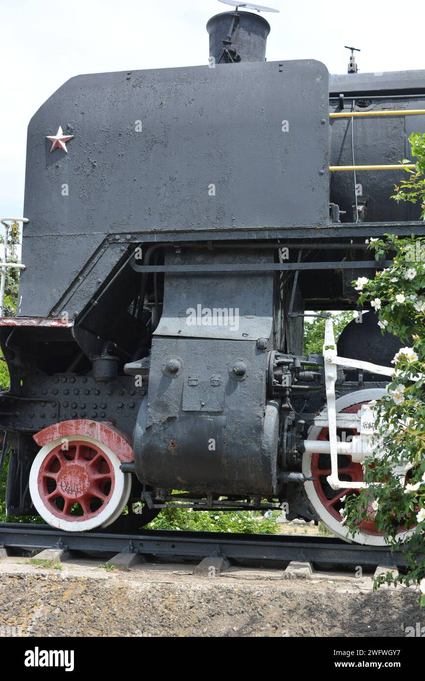 Soviet steam locomotive SO-17-1613, which reached Berlin and Potsdam ...