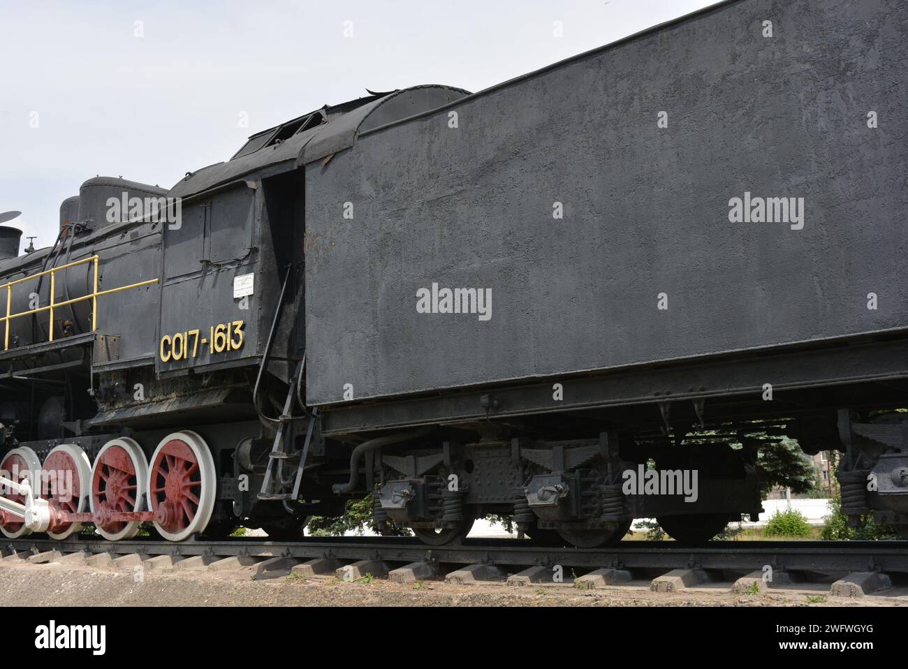 Soviet steam locomotive SO-17-1613, which reached Berlin and Potsdam ...