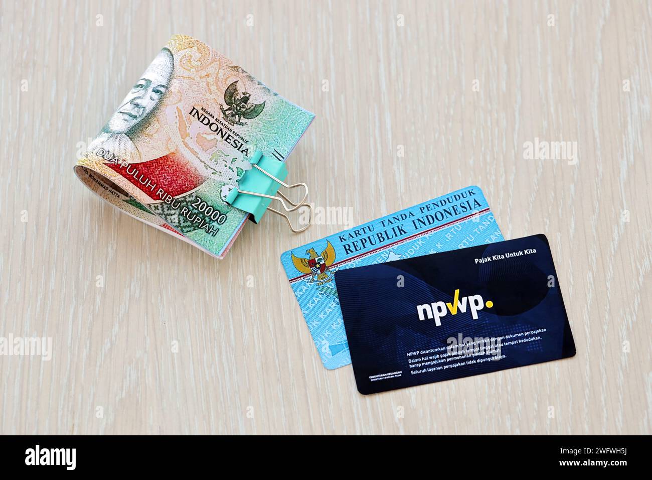 Indonesian NPWP new tax id Number and KTP identity card for taxpayers ...