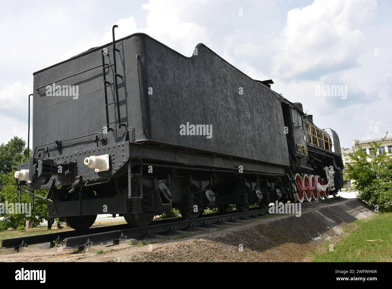 Soviet steam locomotive SO-17-1613, which reached Berlin and Potsdam ...