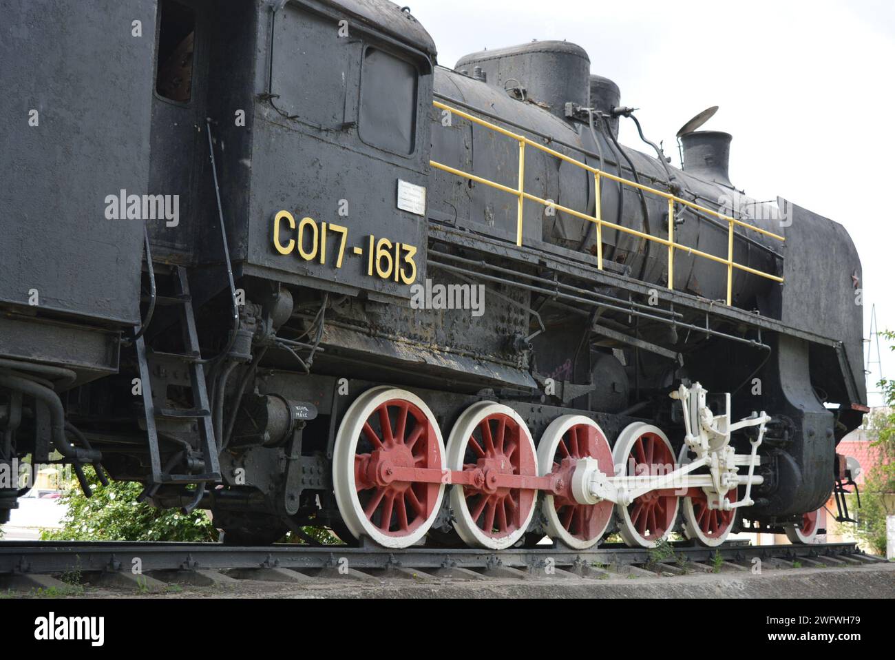 Soviet steam locomotive SO-17-1613, which reached Berlin and Potsdam ...