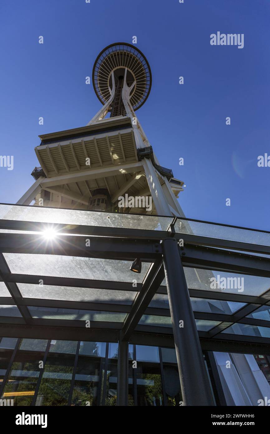 SEATTLE, WA - JULY 28, 2017: Built for the 1962 World’s Fair, Seattle’s ...