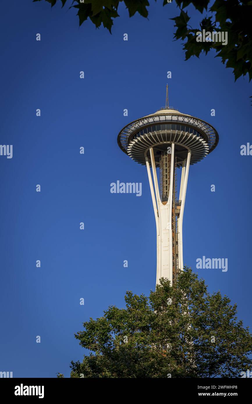 SEATTLE, WA - JULY 28, 2017: Built for the 1962 World’s Fair, Seattle’s ...
