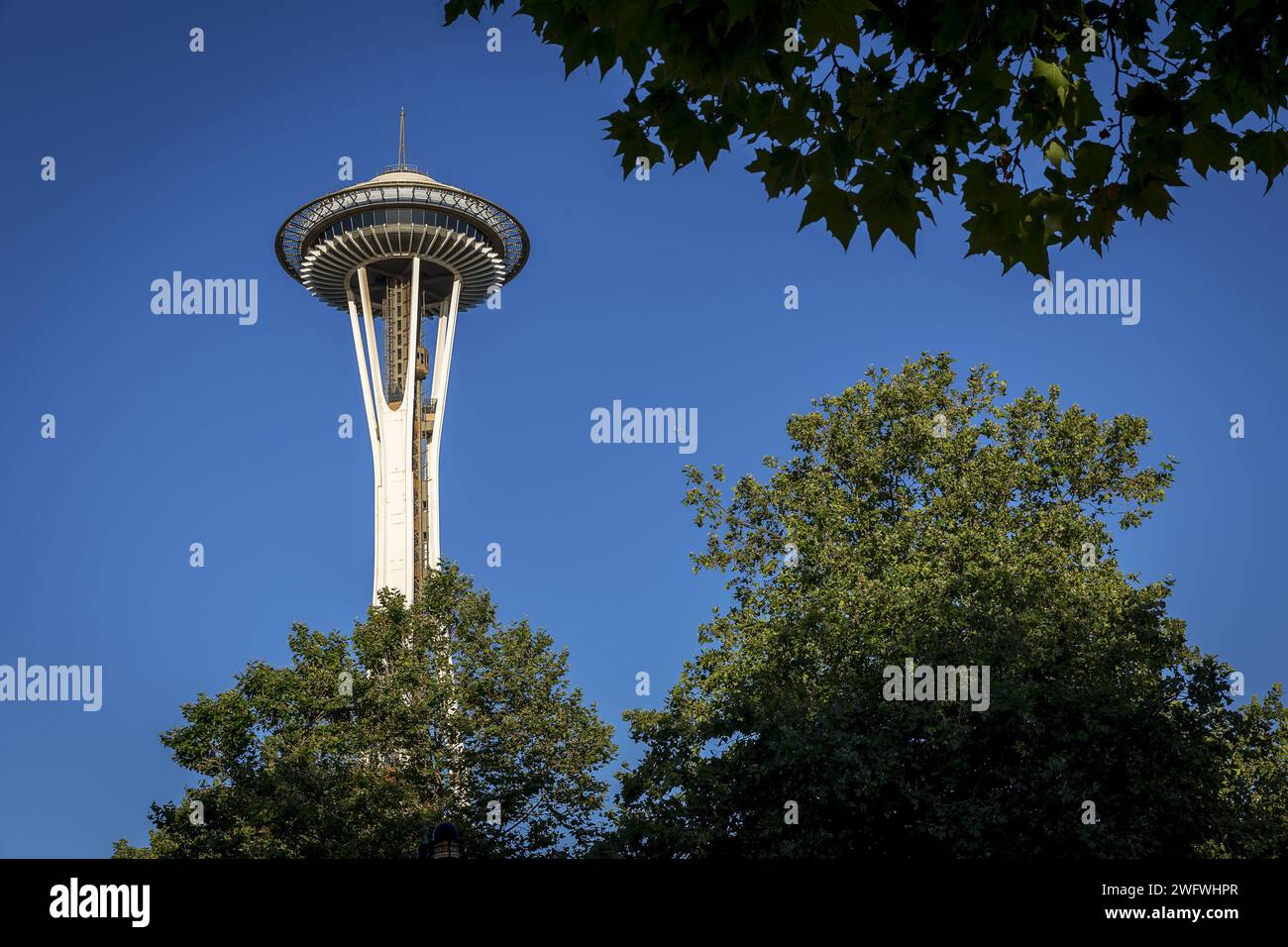 SEATTLE, WA - JULY 28, 2017: Built for the 1962 World’s Fair, Seattle’s ...