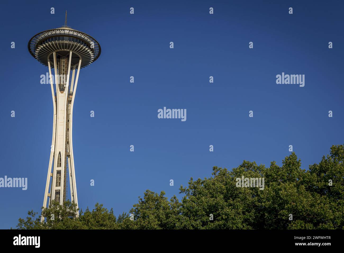 SEATTLE, WA - JULY 28, 2017: Built for the 1962 World’s Fair, Seattle’s ...